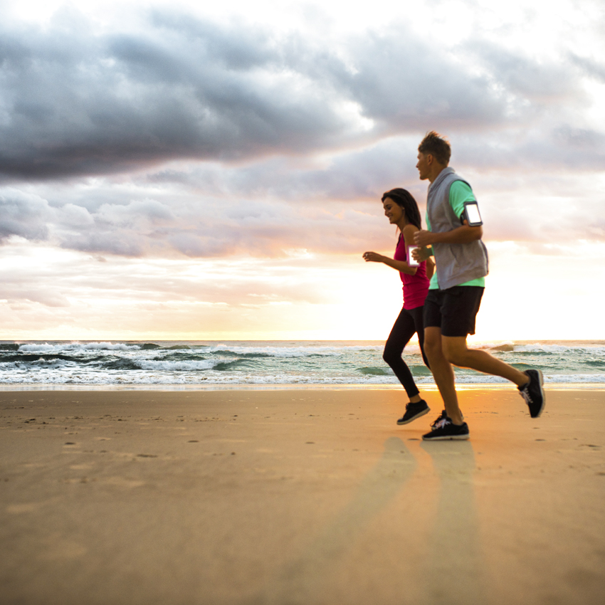 Correr na praia sem lesões
