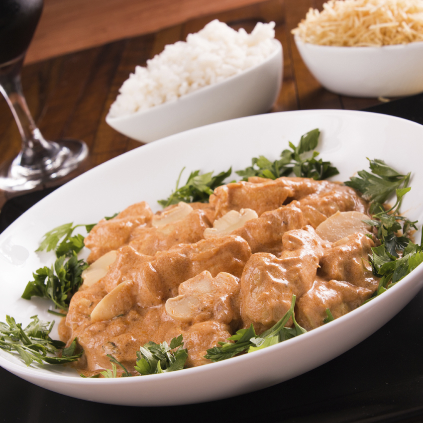 Receita de strogonoff de frango