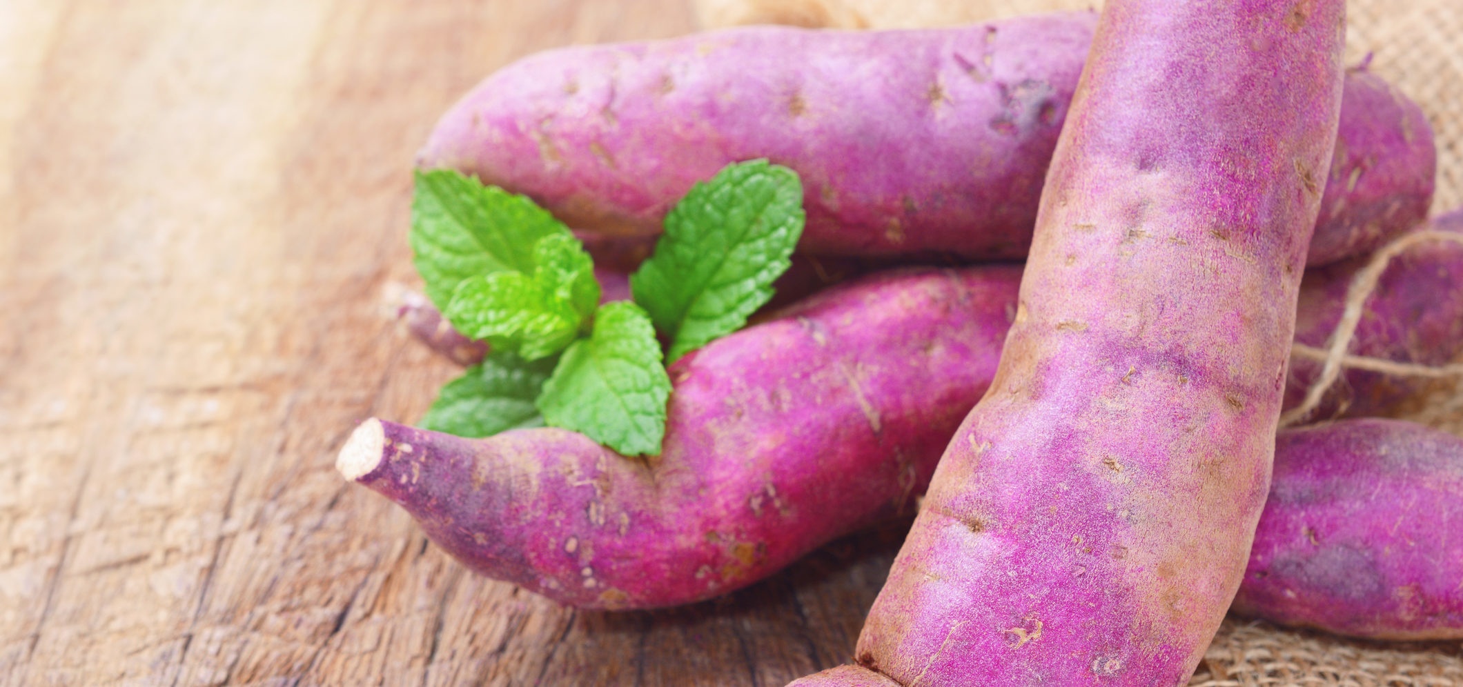 O que há de diferente na batata-doce roxa?